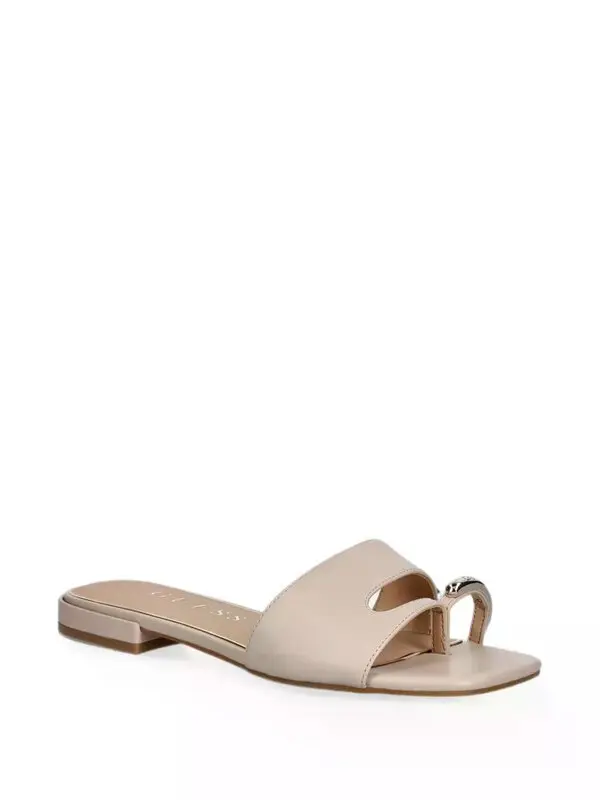 Guess Tablita Logo-plaque Toe-strap Sandals