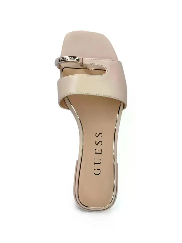 Guess Tablita Logo-plaque Toe-strap Sandals