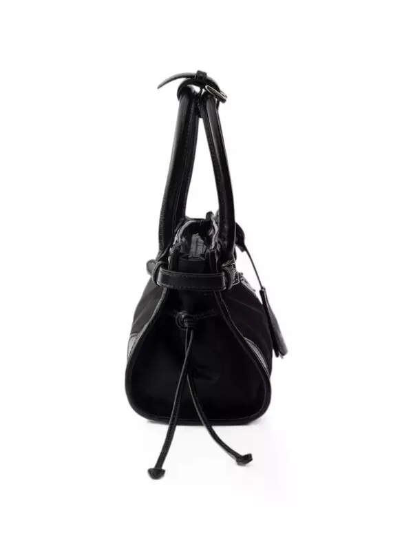 Prada Bonnie Small Re-nylon And Leather Handbag