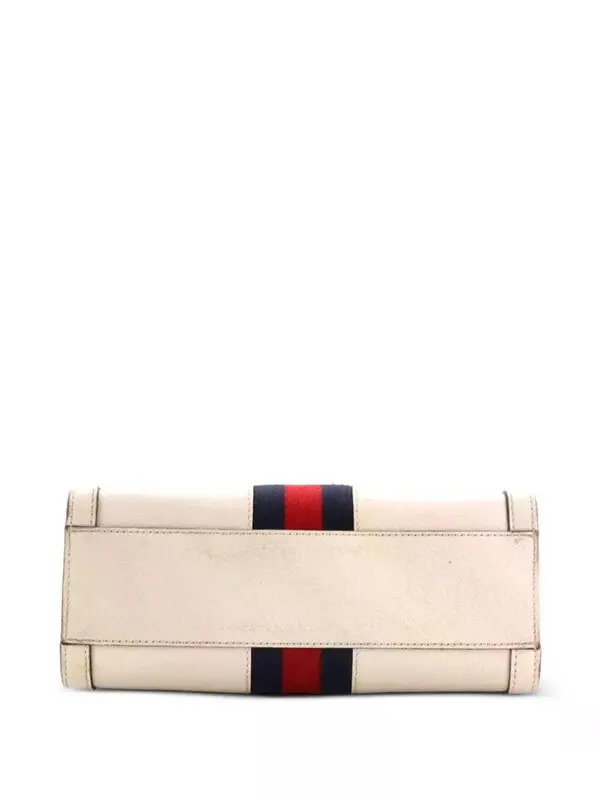 Gucci Ophidia Top Handle Tote Leather Small Satchel - Neutrals