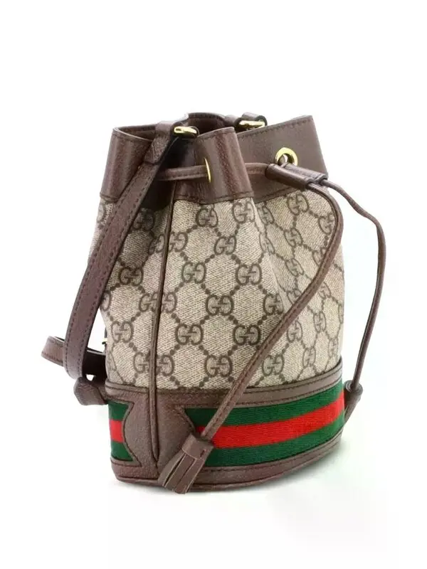 Gucci Ophidia Gg Coated Canvas Mini Bucket Bag