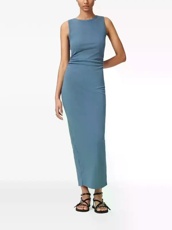 ALLSAINTS Boat Neck Sleeveless Dress - Blue