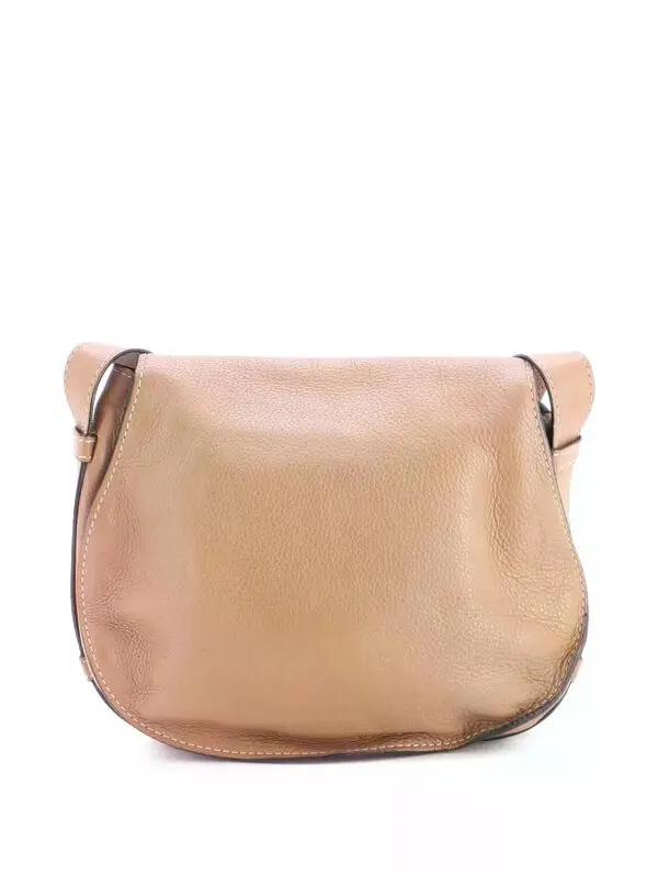 Chloé Marcie Leather Medium Crossbody Bag - Brown