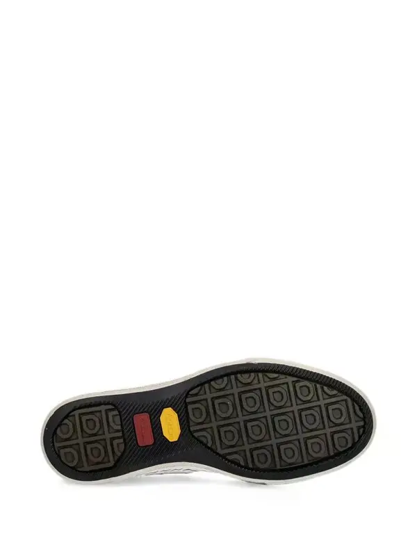 Visvim Contrast Stitch Logo Print Sneakers