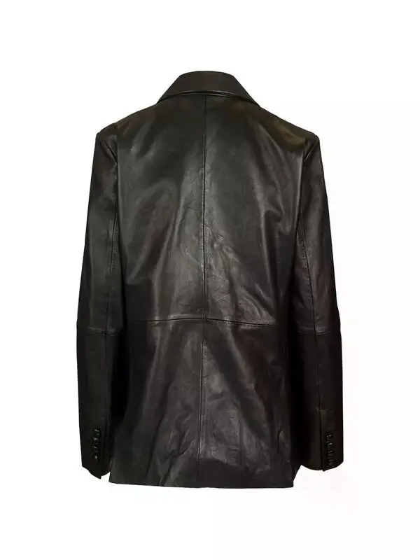BLAZÉ MILANO Everynight Vegas Baby Leather Blazer