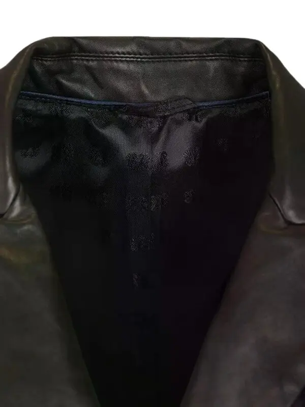 BLAZÉ MILANO Everynight Vegas Baby Leather Blazer