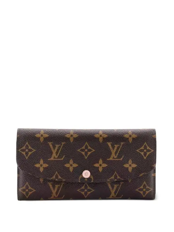 LOUIS VUITTON Emilie Wallet Monogram Canvas Small Wallets - Brown