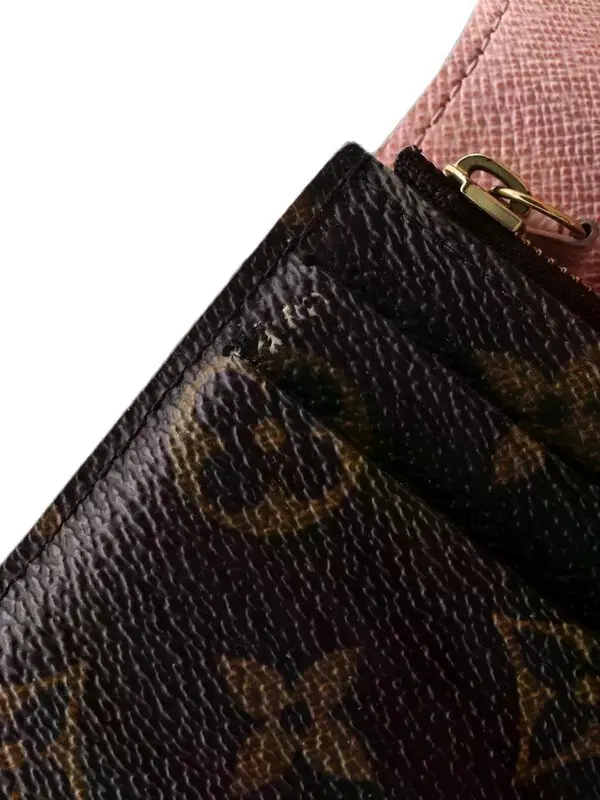 LOUIS VUITTON Emilie Wallet Monogram Canvas Small Wallets - Brown
