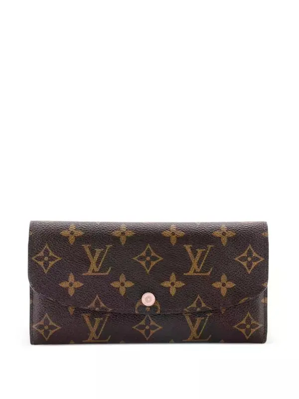 LOUIS VUITTON Emilie Wallet Monogram Canvas Small Wallets - Brown