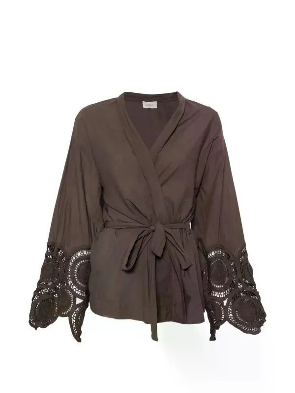 VICOLO Crochet-trim Kimono