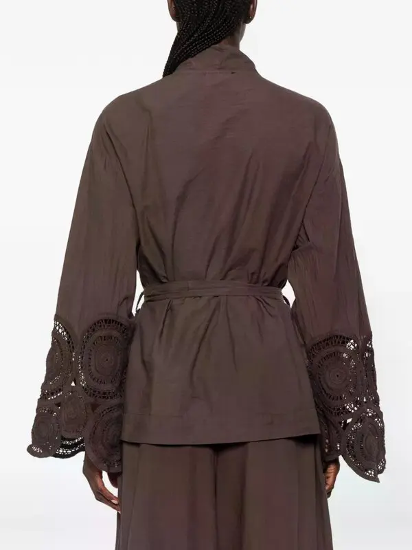 VICOLO Crochet-trim Kimono