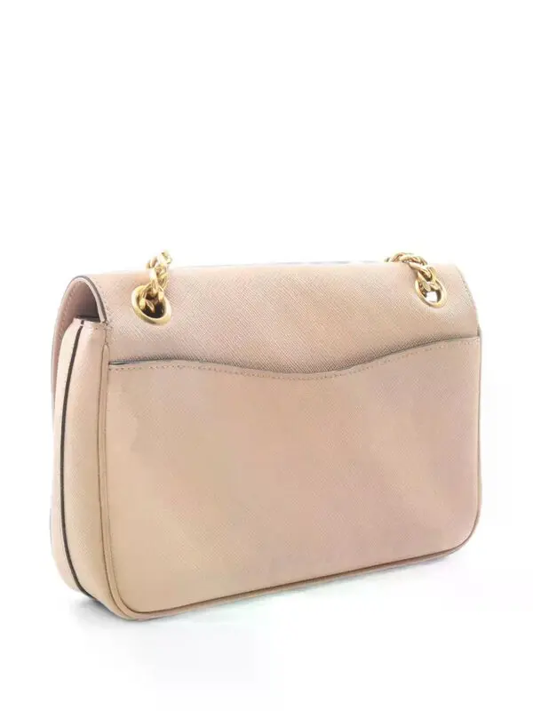 Prada Saffiano Chain Shoulder Bag - Neutrals