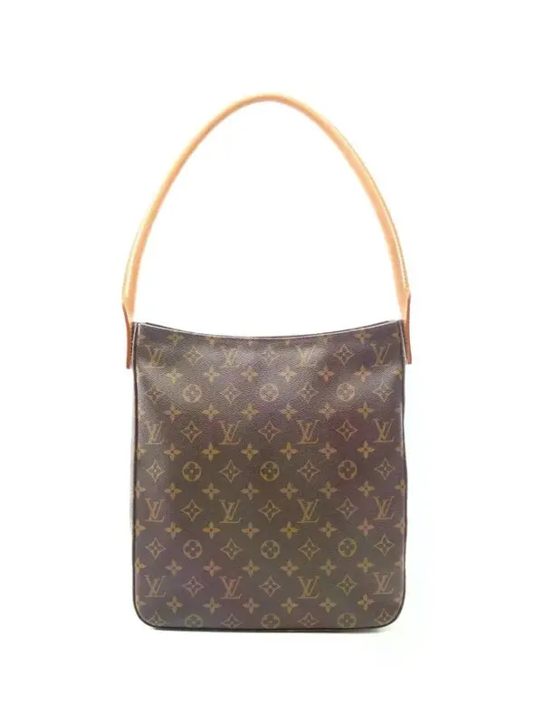LOUIS VUITTON Monogram Canvas Looping Gm Shoulder Bag - Brown