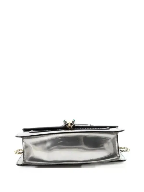 BVLGARI Serpenti Forever Leather Small Shoulder Bag