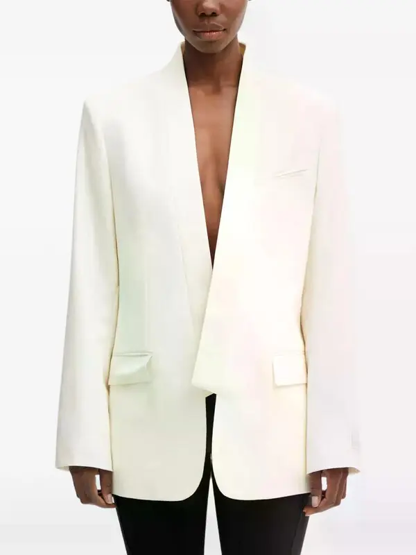 Kenzo Logo Patch Shawl Lapels Blazer