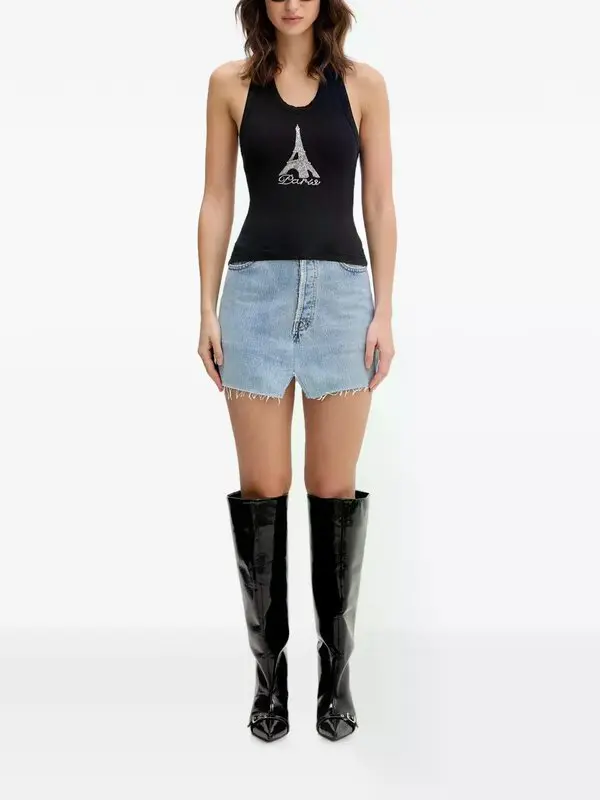 Vetements Crystal-embellished Tank Top