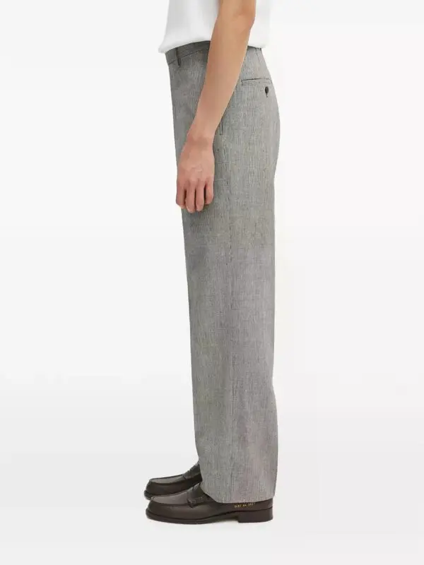 Visvim Houndstooth Pattern Pressed Crease Trousers