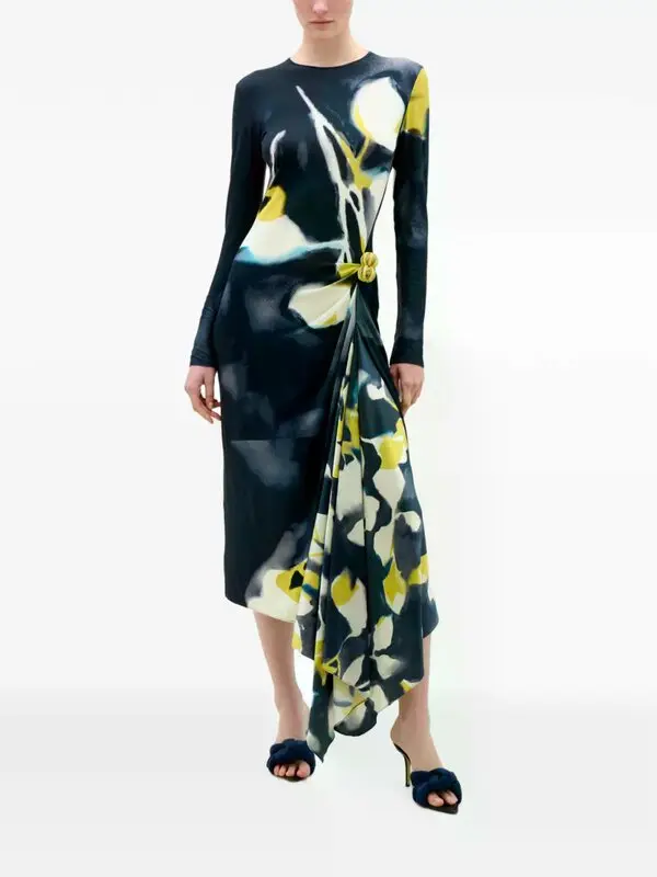 Silvia Tcherassi Ananya Floral-print Midi Dress