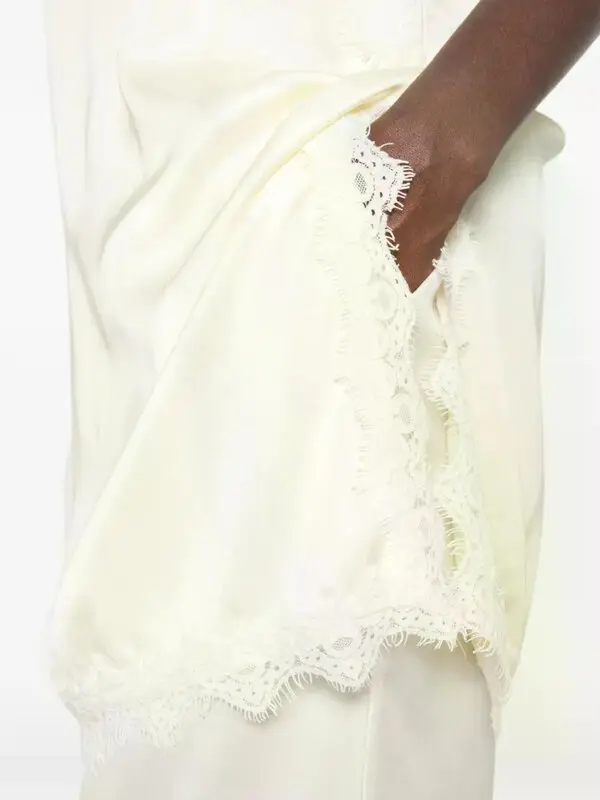 VICOLO Lace-trim Top