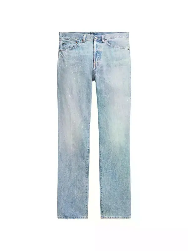 Polo Ralph Lauren Paint-splattered Straight-leg Jeans