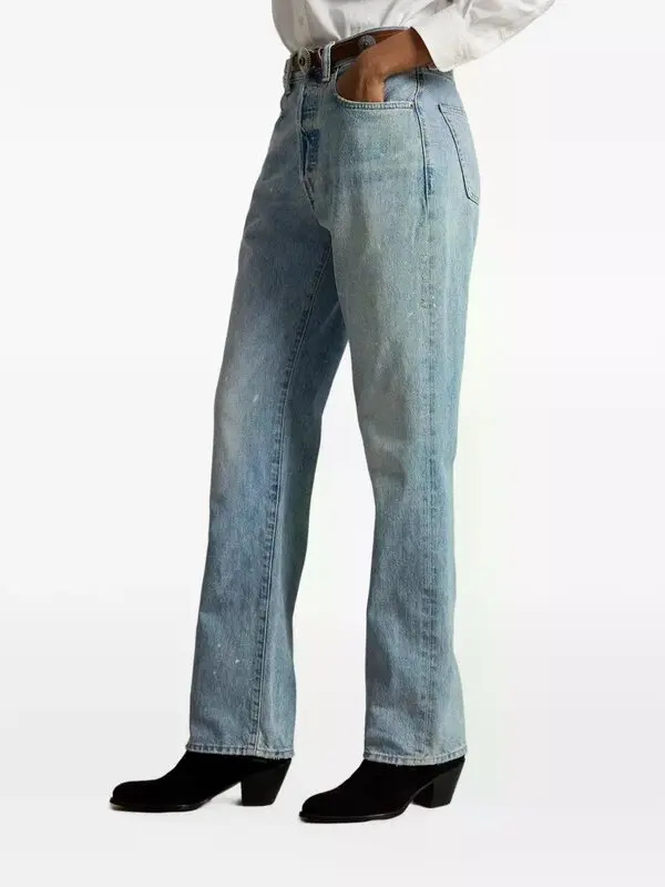 Polo Ralph Lauren Paint-splattered Straight-leg Jeans