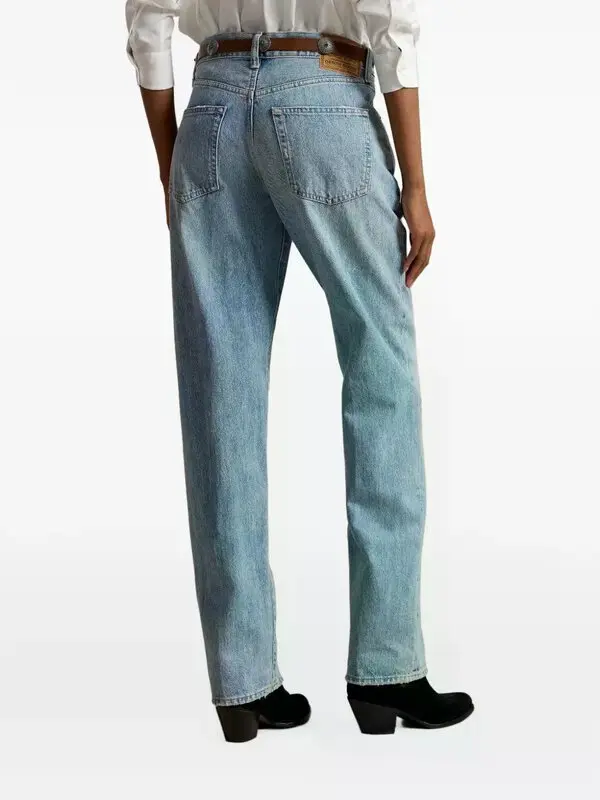 Polo Ralph Lauren Paint-splattered Straight-leg Jeans