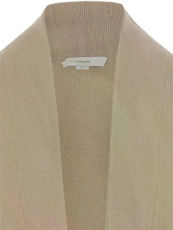 Vince Ribbed-trim Cashmere Cardigan