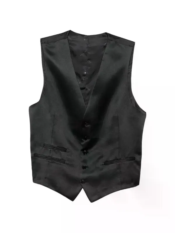 MANUEL RITZ Single-breasted Waistcoat - Black