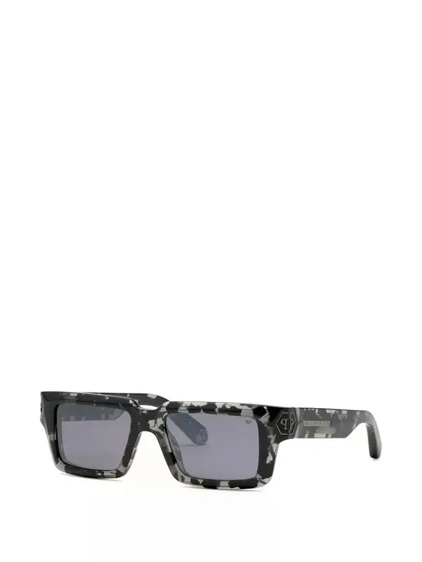 Philipp Plein Rectangle Frame Sunglasses