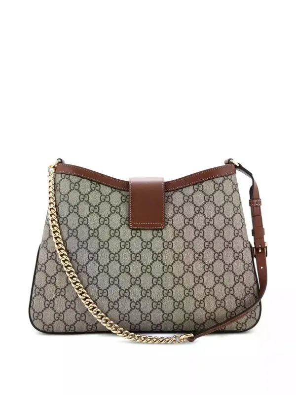 Gucci Padlock Chain Gg Coated Canvas Shoulder Bag