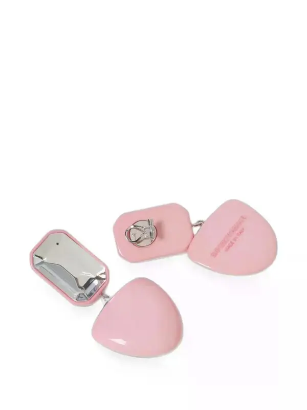 Emporio Armani Crystal-embellished Drop Earrings