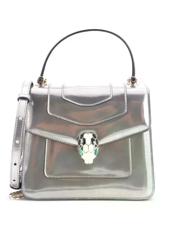 BVLGARI Serpenti Top Handle Bag - Metallic