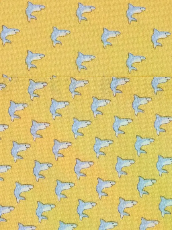 FERRAGAMO Silk Shark Print Neck Tie