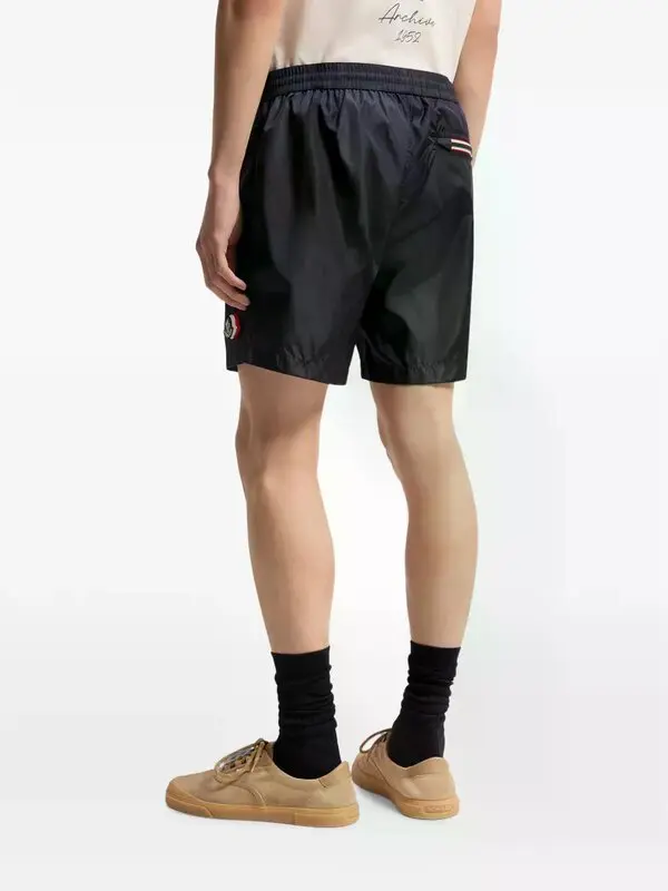 Moncler Logo-patch Drawstring Swim Shorts