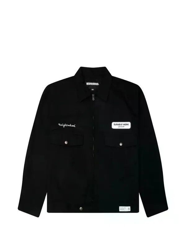 NEIGHBORHOOD Logo-embroidered Zip-up Jacket