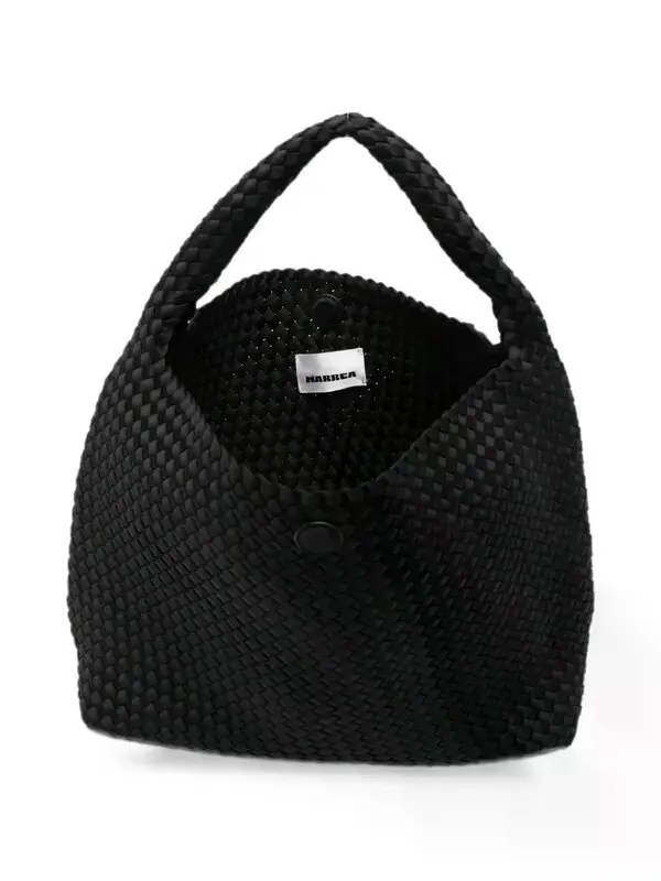MARREA Large Woven Shoulder Bag