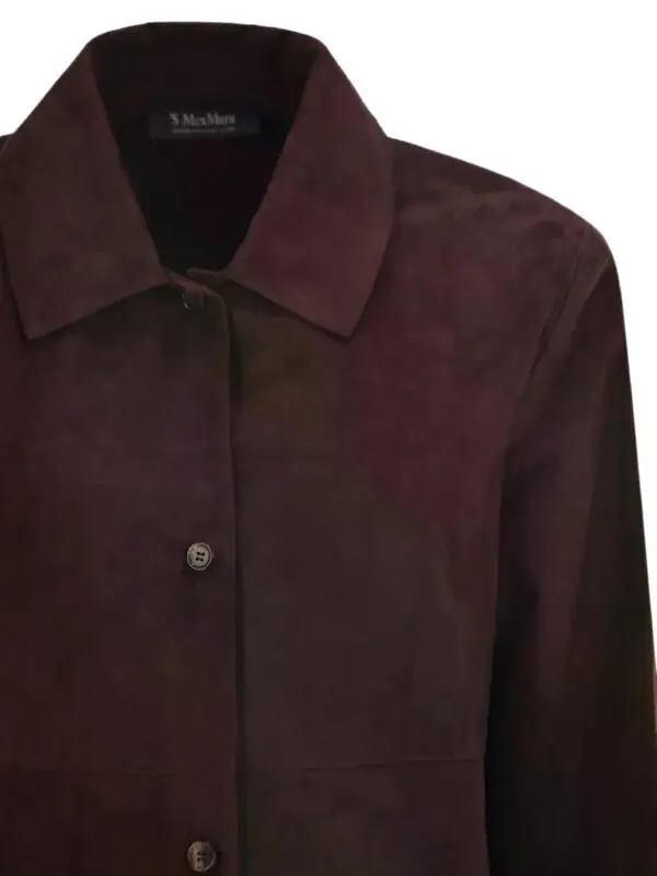 Max Mara Panelled Suede Jacket