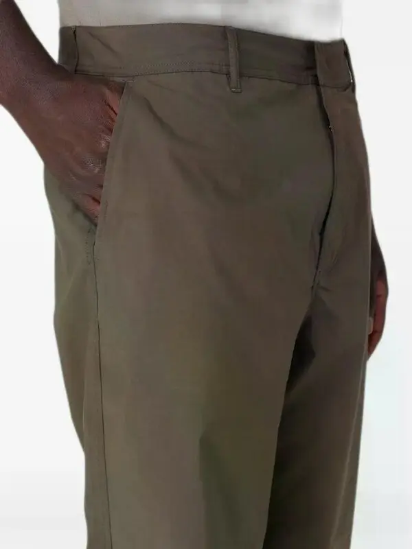 Armani Exchange Pleated Straight-leg Trousers