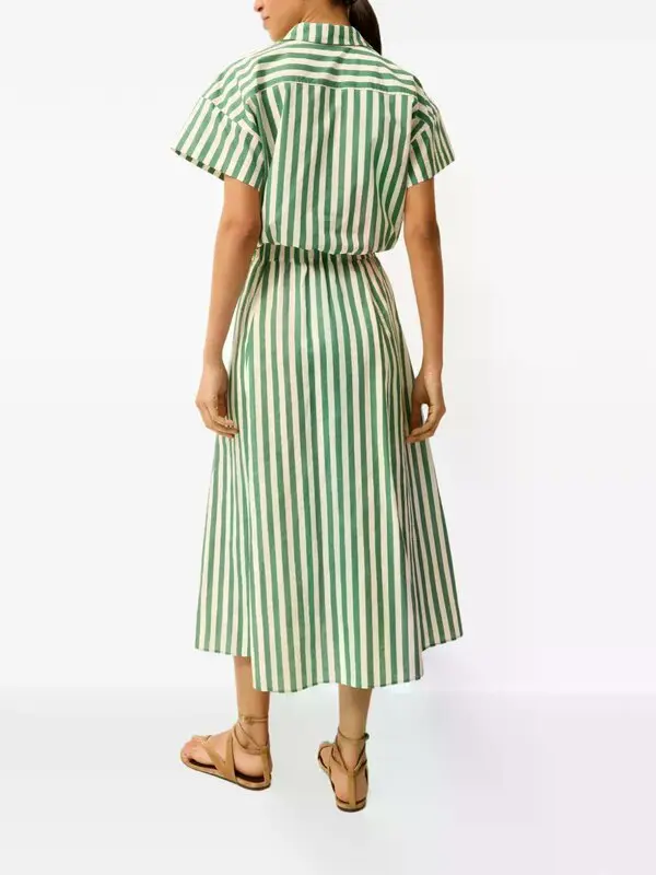 MARIE OLIVER Sasha Striped Midi Skirt