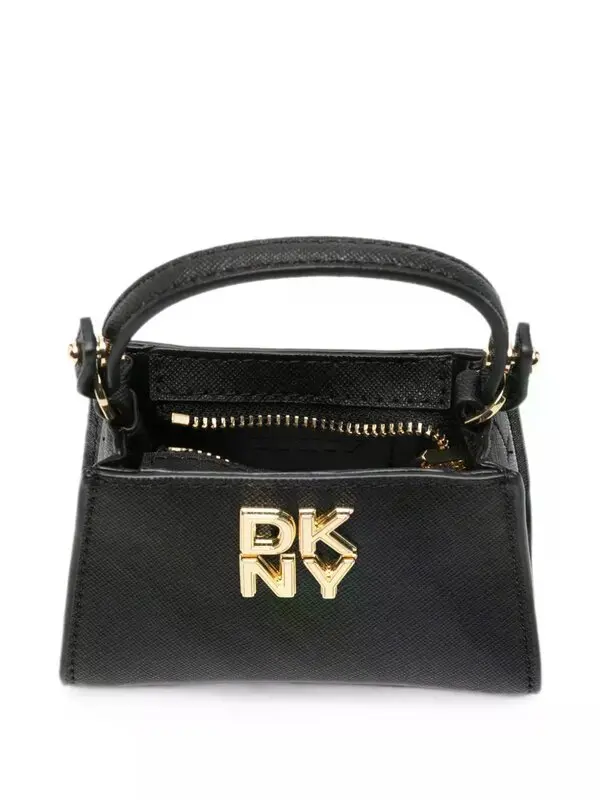 Dkny Micro Foster Logo-plaque Chain-link Mini Bag