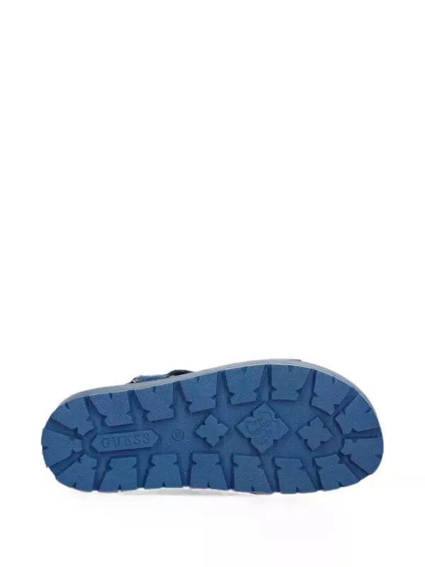 Guess Monogram-print Platform Sandals