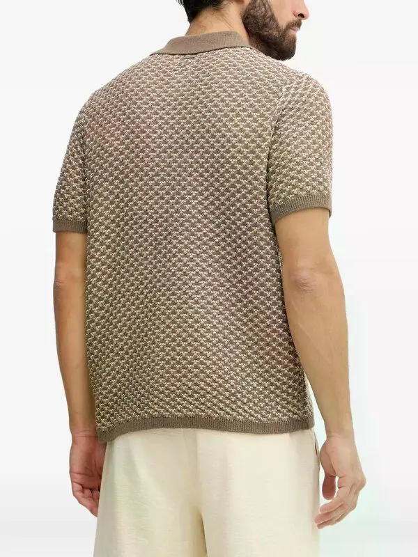 Guess Ryden Geometric-pattern Knit Shirt