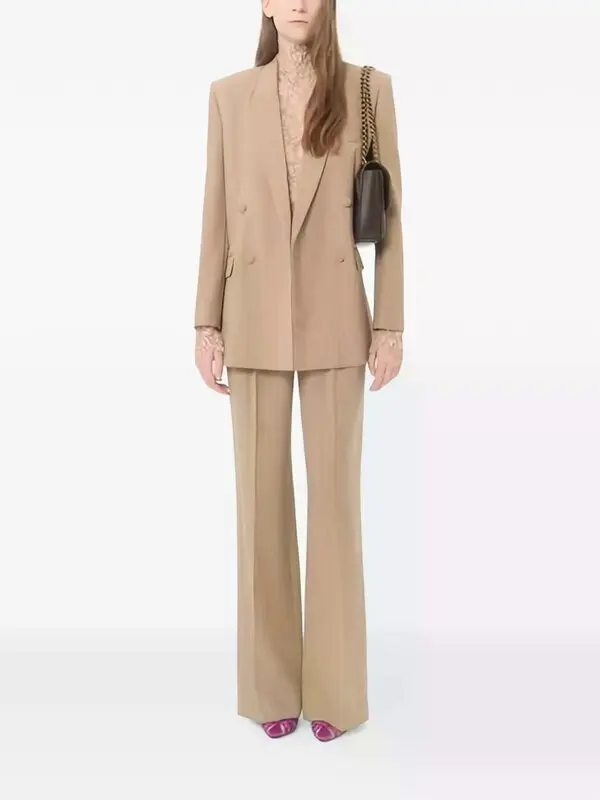 Valentino Garavani Pinstripe Double-breasted Blazer - Neutrals