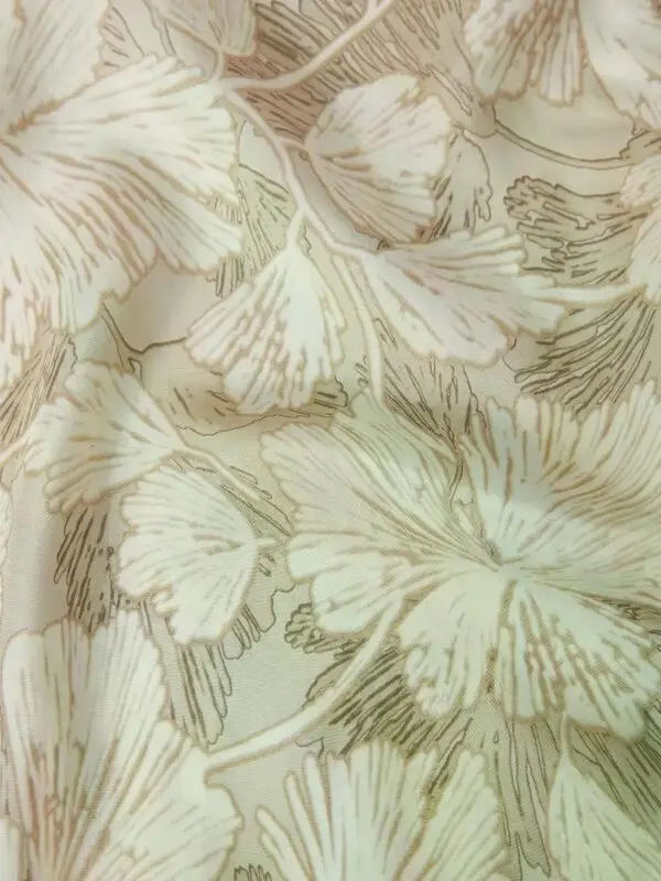Brunello Cucinelli Floral-print Silk Scarf