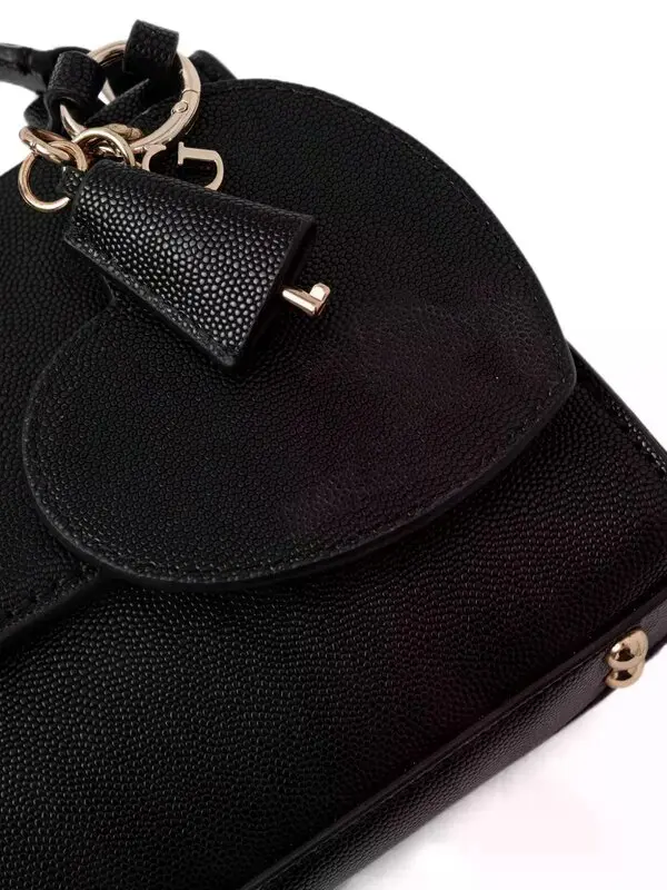 Guess Isabel Logo-plaque Heart-charm Shoulder Bag