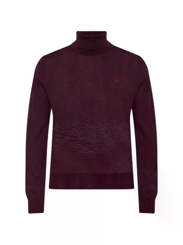 Dsquared2 Roll-neck Embroidered-logo T-shirt - Red