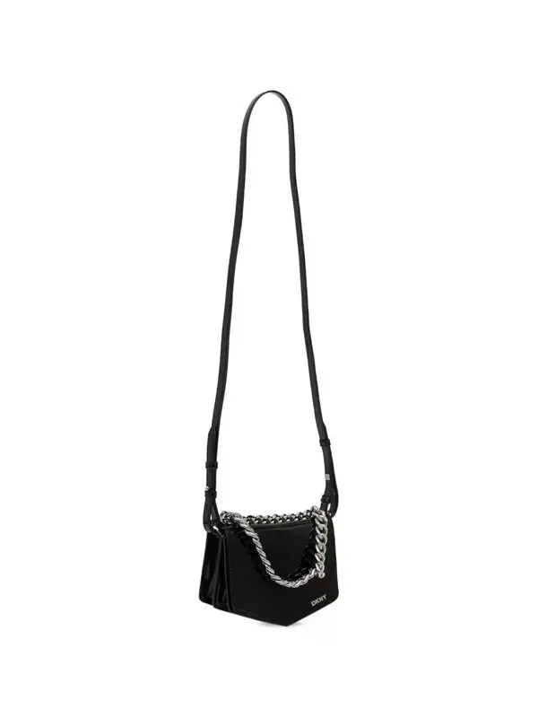 Dkny Riona Chain-link Mini Bag - Black