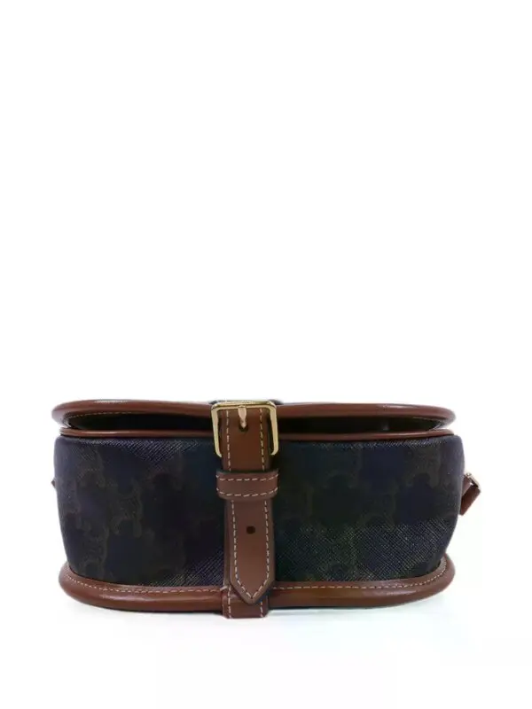 Celine Medium Folco Shoulder Bag In Triomphe Canvas