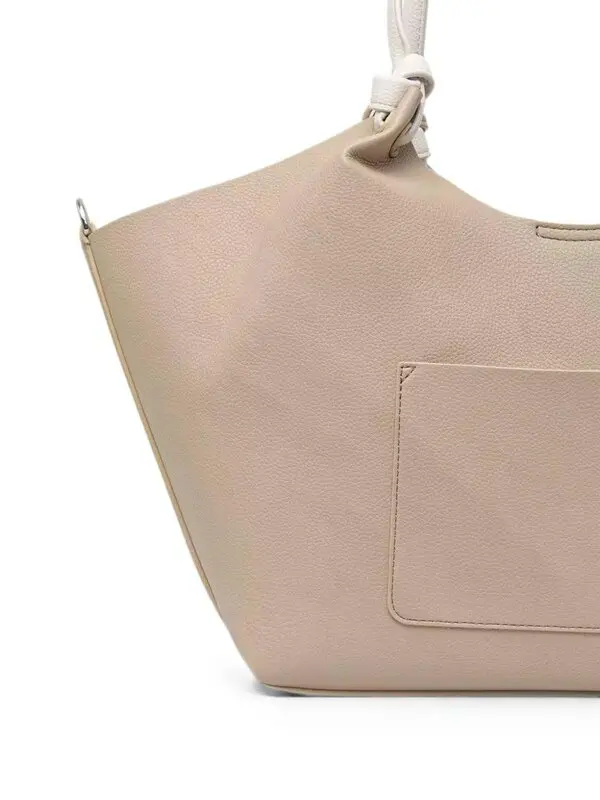 Dkny Paula Logo Charm Tote Bag - Neutrals