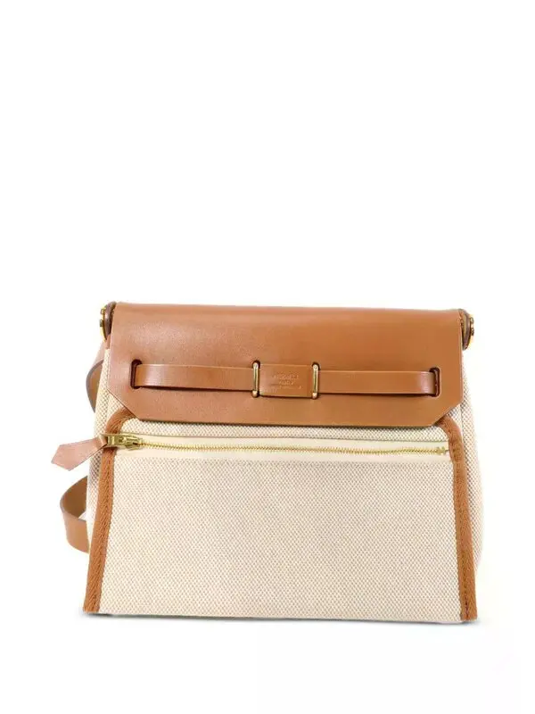 Hermès Mini Herbag Shoulder Bag - Neutrals